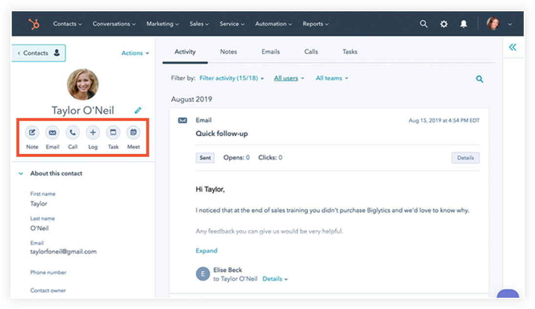 HubSpot for Outlook: How to Stop Clicking and Start Selling