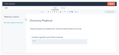 How to Use HubSpot Playbooks for your Sales Team